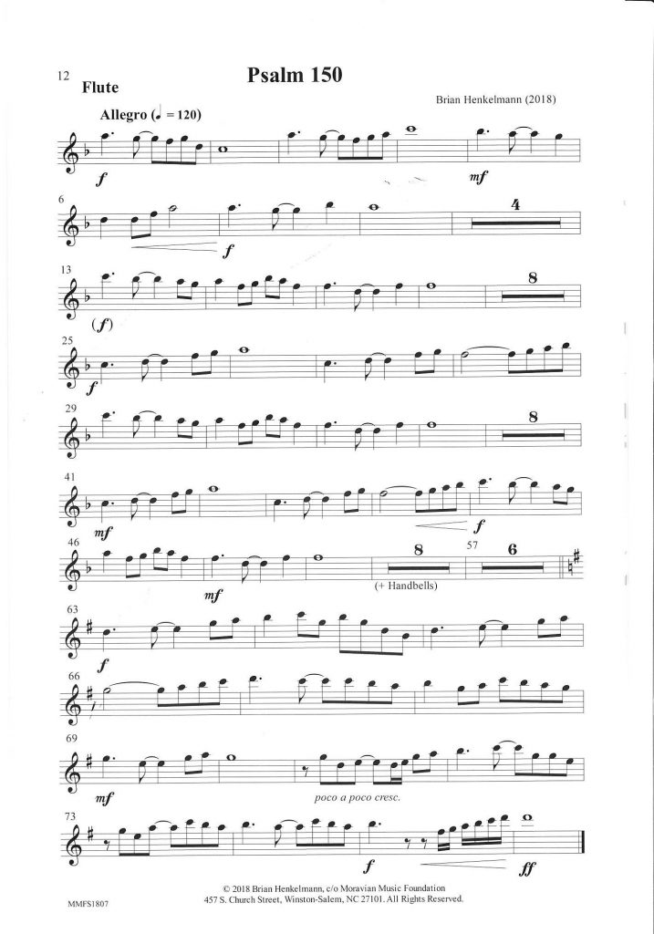 Psalm 150 | Moravian Music Foundation